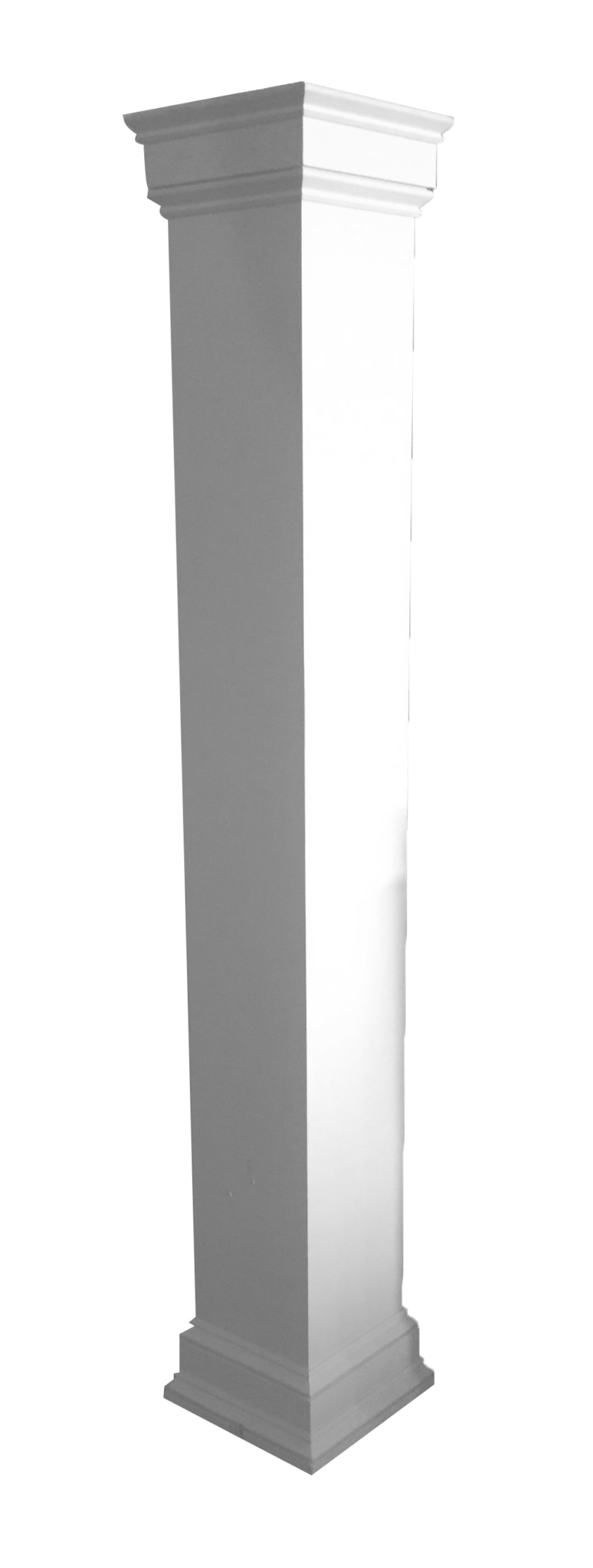 White Wood Columns - Loluma