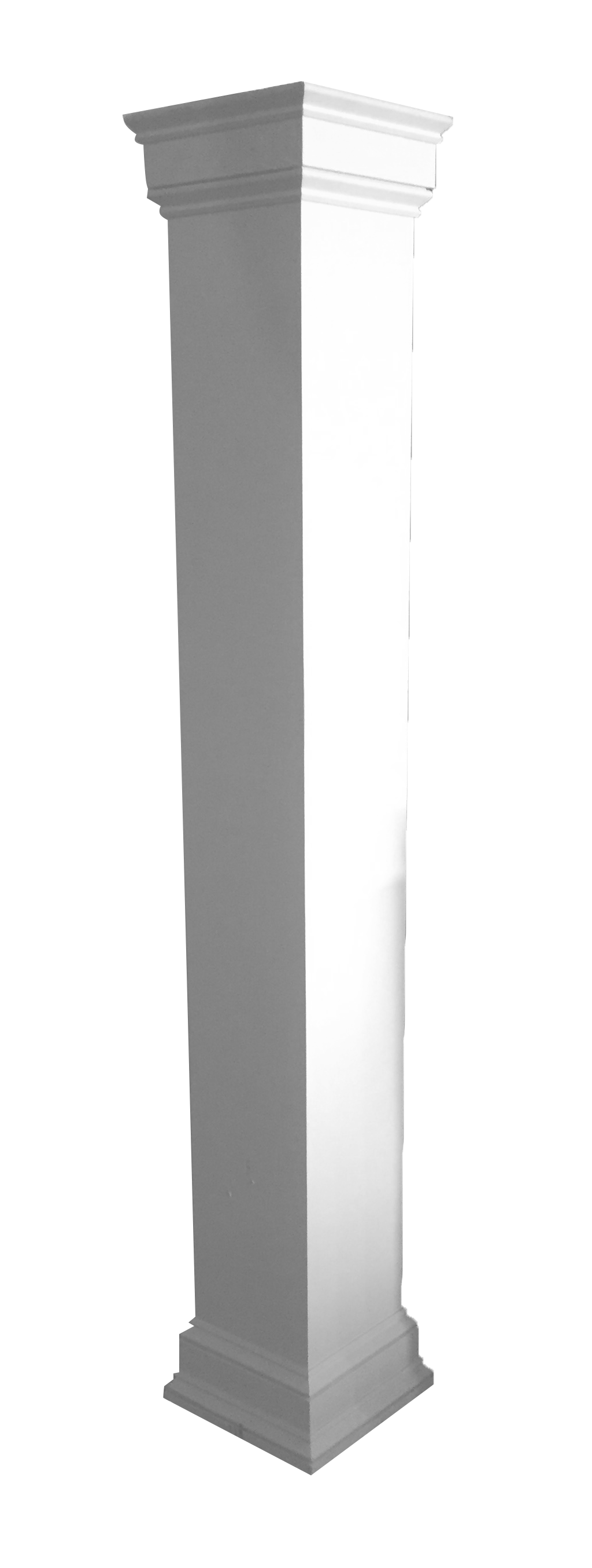 White Wood Columns Loluma