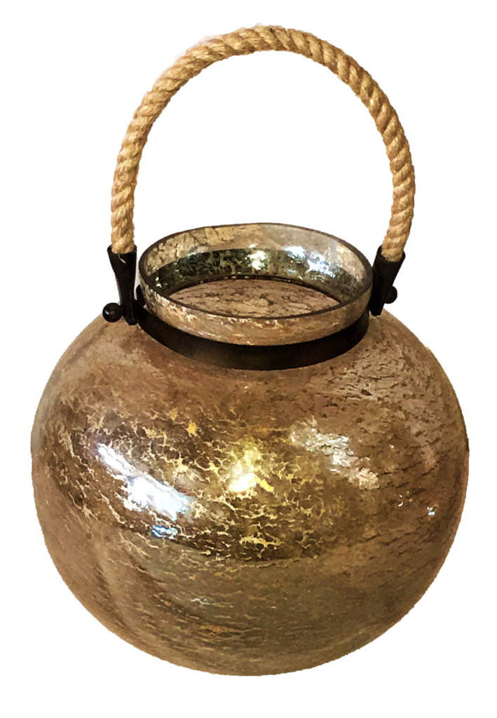 Gold Crackle Lanterns - Loluma